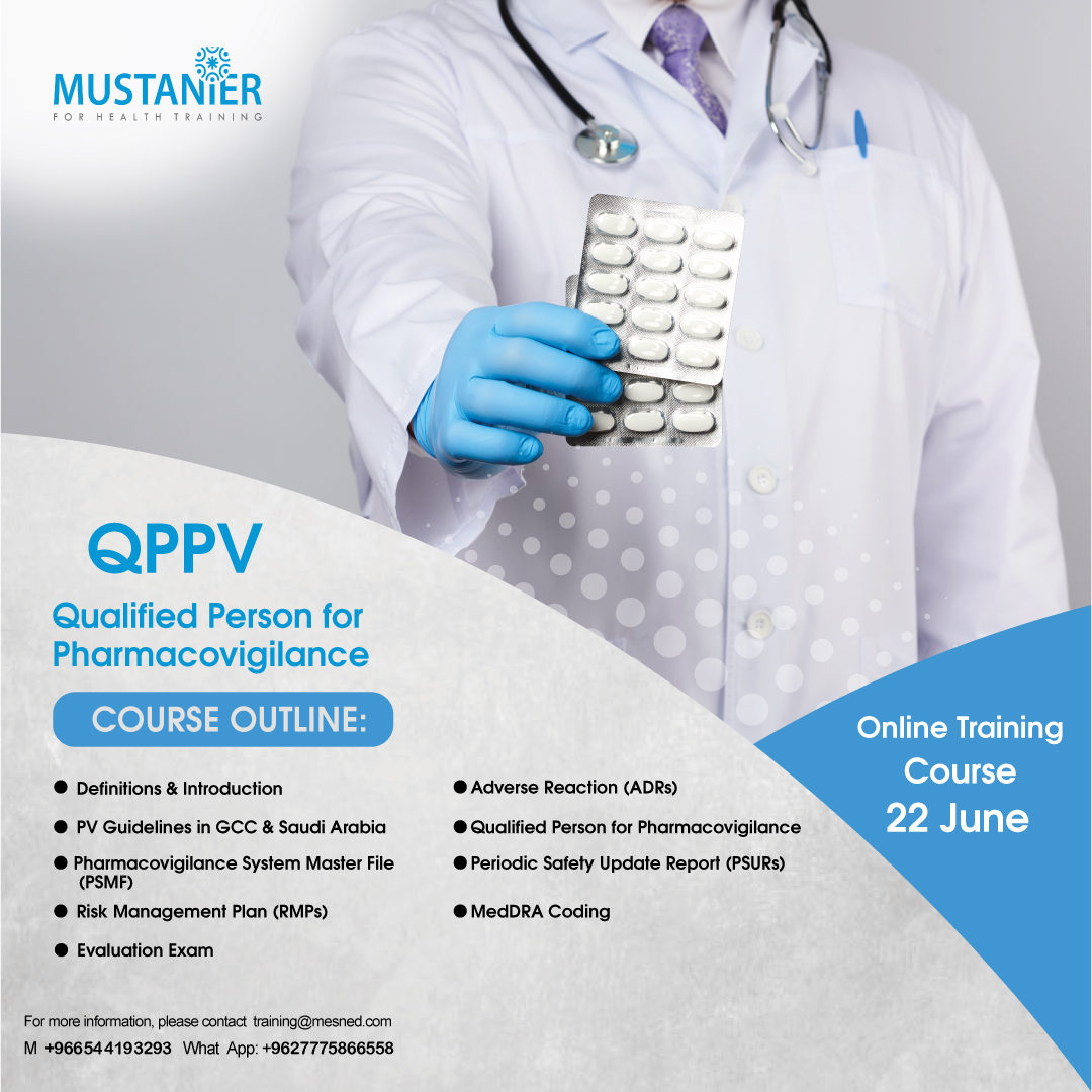 Qualified Person form Pharmacovigilance (QPPV) - Mustanier For Health ...